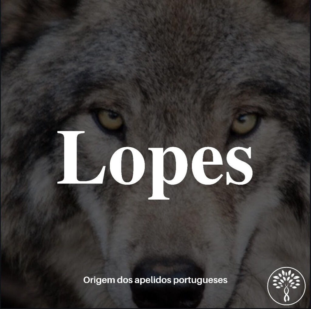 O que significa lopes, imagem de um lobo